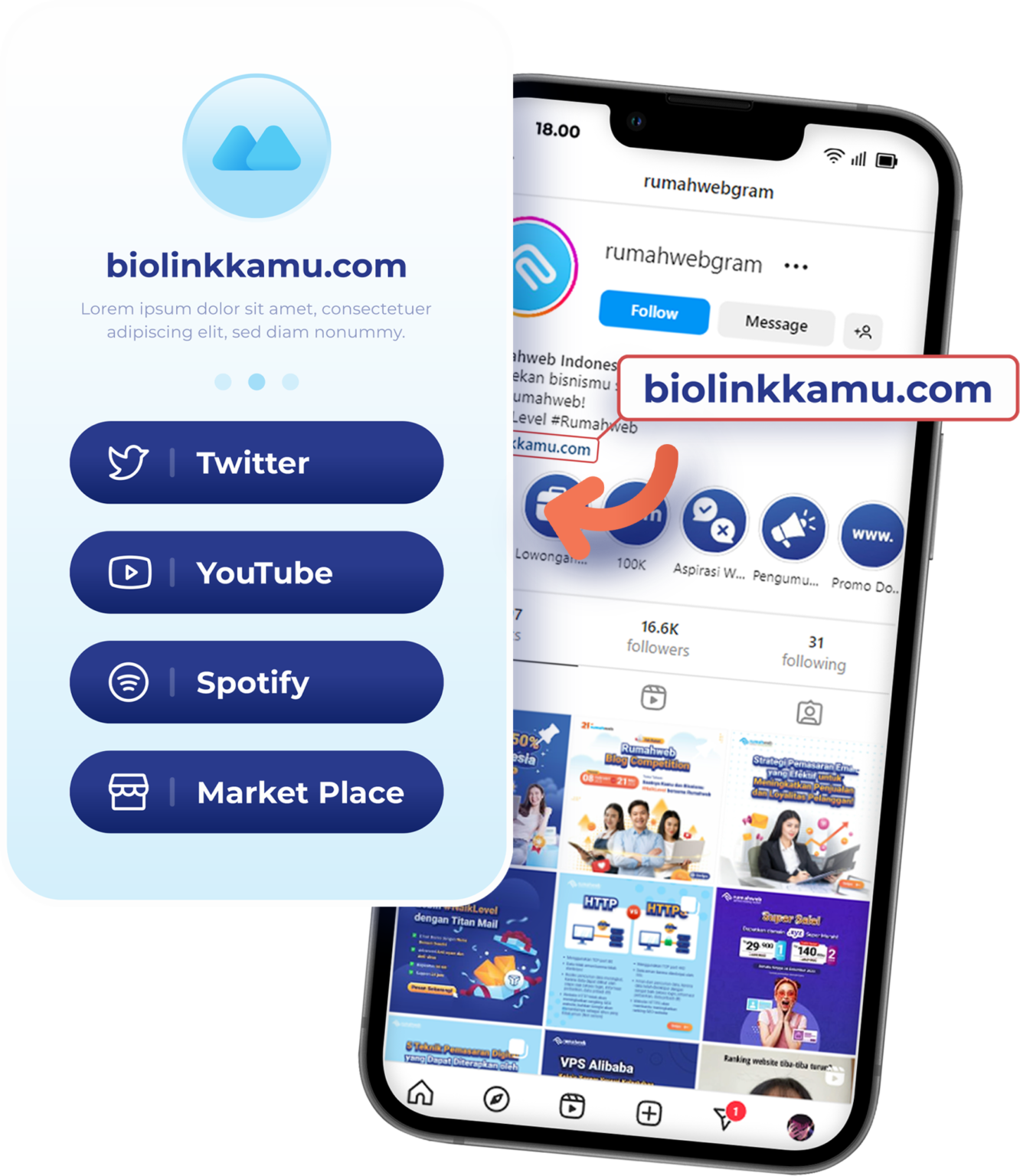 BioLink: Buat Link in Bio Dengan Nama Domainmu Sendiri