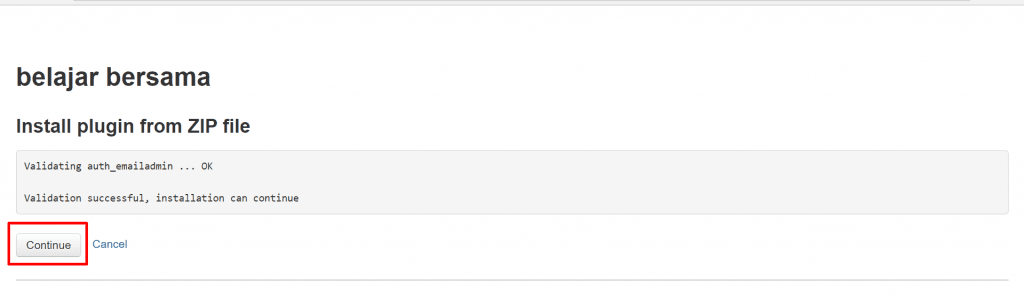 panduan install plugin moodle step 6 | Rumahweb Journal
