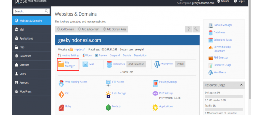 Cara Deploy Nodejs Di Developer Hosting Rumahweb 2117