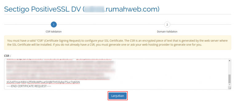 Panduan Reissue SSL Sectigo Rumahweb
