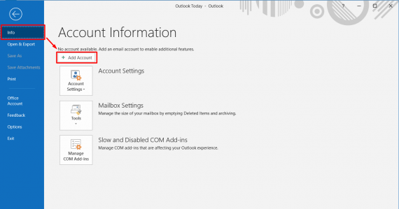 Cara Setting Email ke Outlook 2019 - Rumahweb Journal