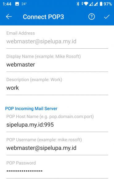 Cara Setting Email Outlook di Android - Rumahweb
