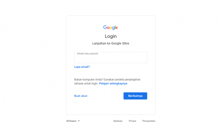 Mengarahkan Subdomain ke Google Sites - Rumahweb