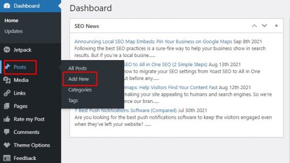 Cara Membuat Postingan di WordPress Terbaru