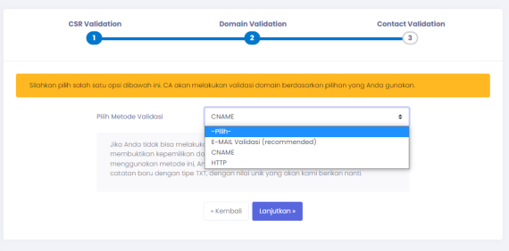 Panduan Konfigurasi SSL Sectigo Melalui Clientzone