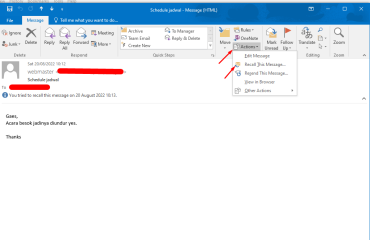 Cara Recall Email Outlook Dengan Mudah – Rumahweb Journal