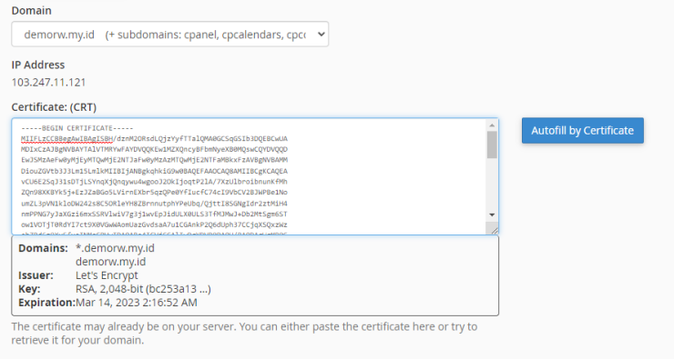 Cara Install SSL di cPanel – Rumahweb Journal