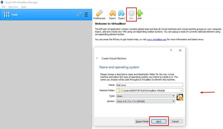 Cara Download dan Install Kali Linux di VirtualBox