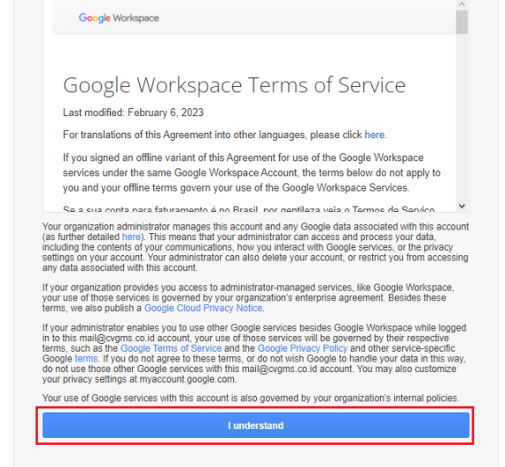 Verifikasi Domain ke Google Workspace Melalui Clientzone