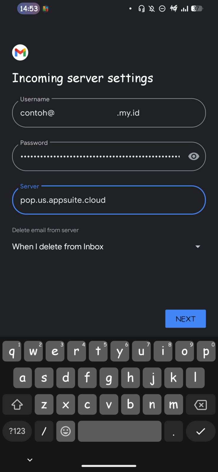 Cara Setting Email Perusahaan by OX Mail di Gmail Android
