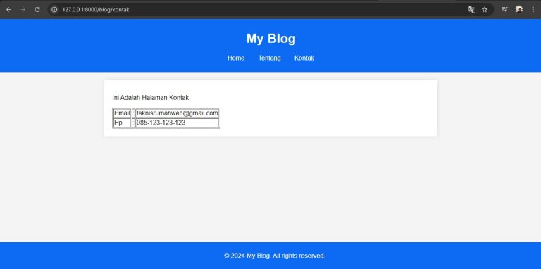 Belajar Laravel Bagian 4: Sistem Templating Blade di Laravel