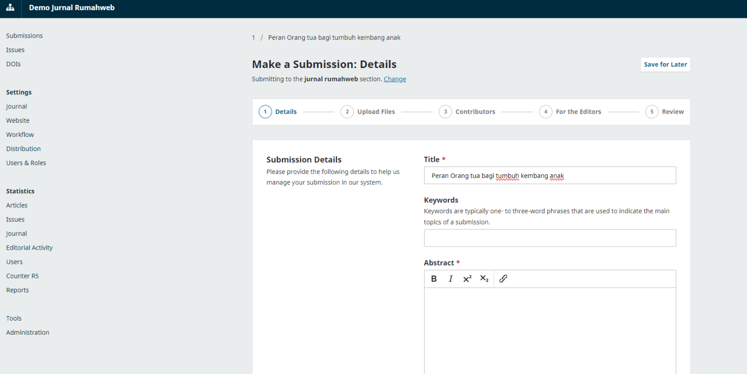 Cara Membuat Journal di OJS (Open Journal Systems)