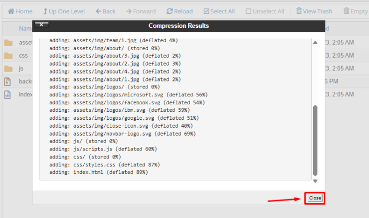 Cara Compress File Website di cPanel Melalui File Manager