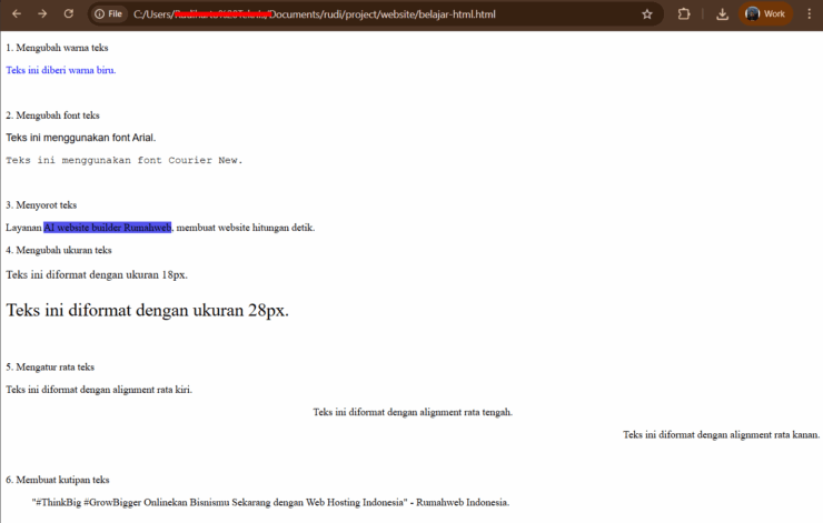 16 Contoh Script HTML Yang Cocok Dipelajari Untuk Pemula